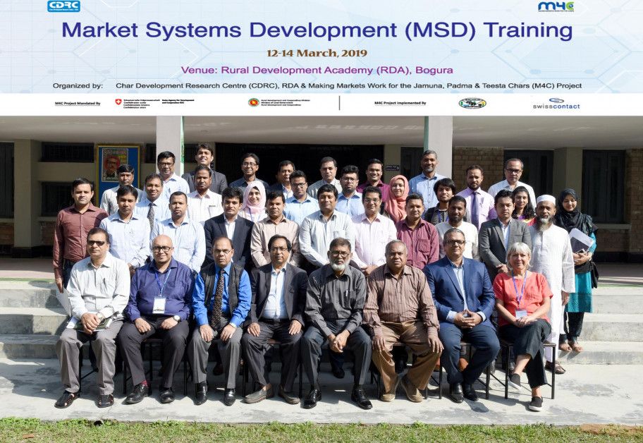 M4C and CDRC organised a Market System Development (MSD) training ...