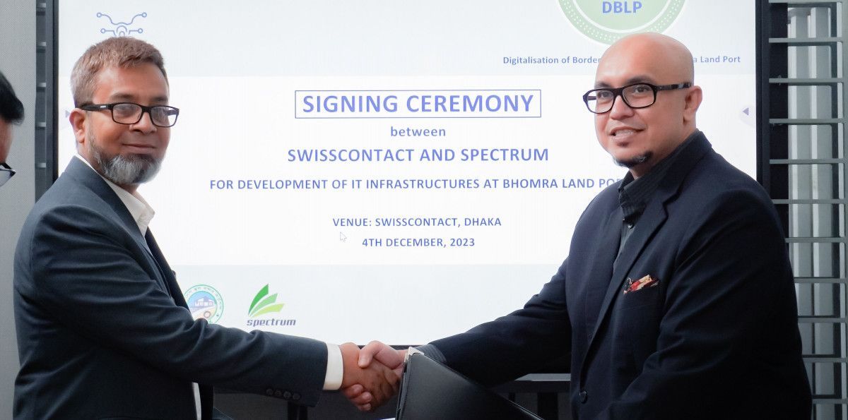 Swisscontact and Spectrum join hands to equip Bhomra Land Port with ...
