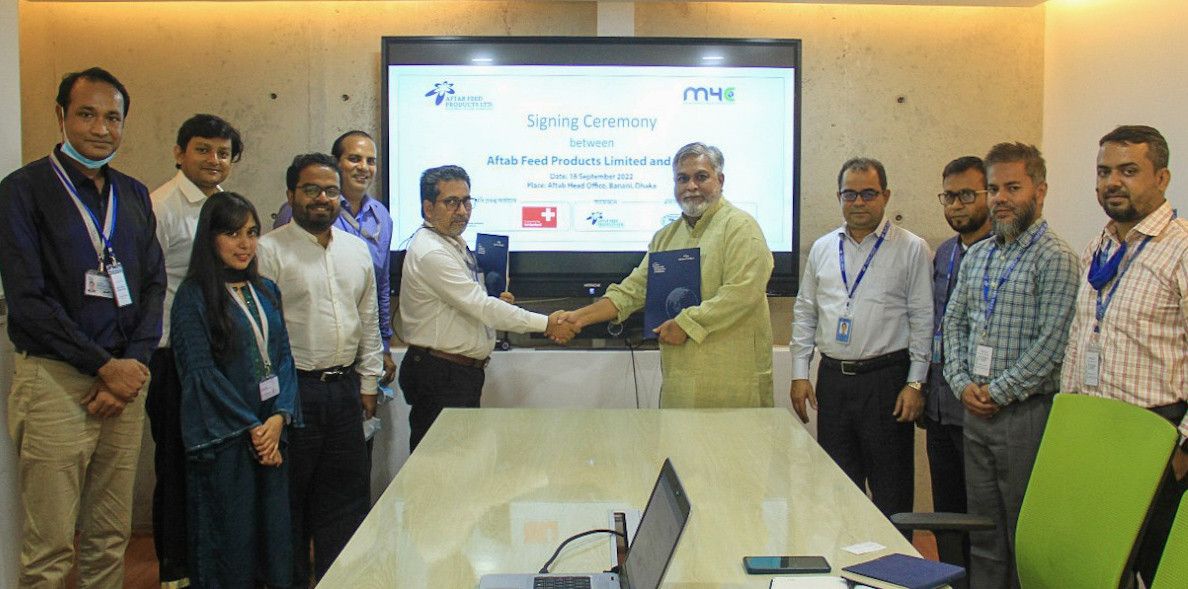 M4C Signs Contract with Aftab Feed Products Limited - News - Site